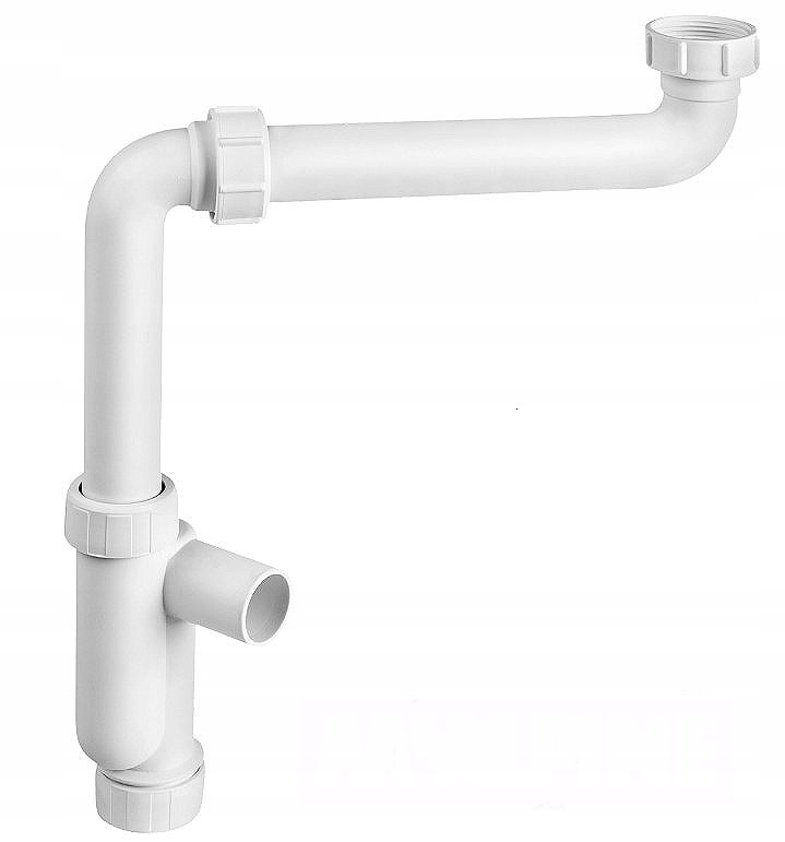 SYFON UMYWALKOWY ODPŁYW PRZYŚCIENNY OSZCZEDZAJĄCY MIEJSCE MCALPINE ...