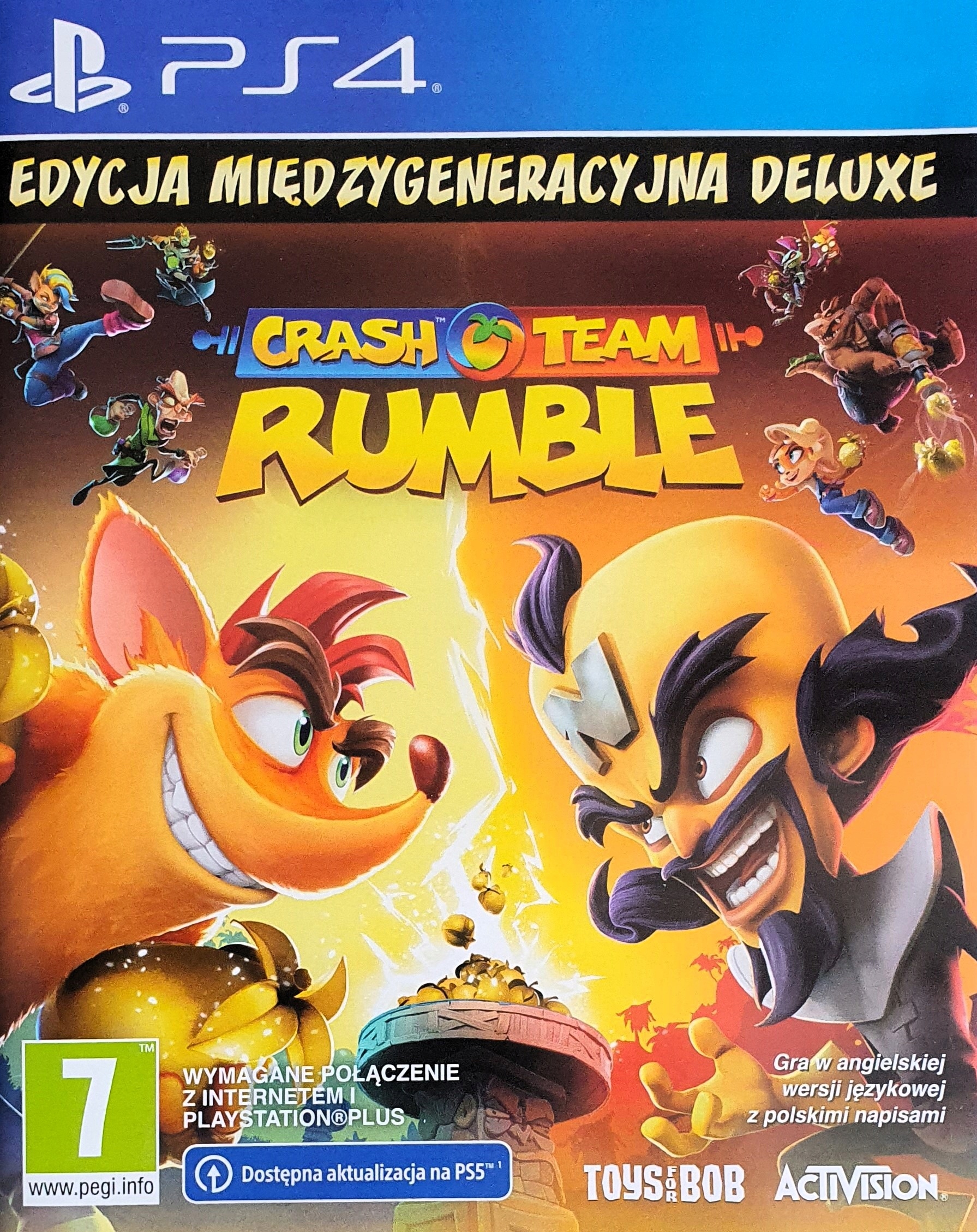 CRASH TEAM RUMBLE PL PLAYSTATION 4 PS4 MULTIGAMES za 29,79 € - Allegro
