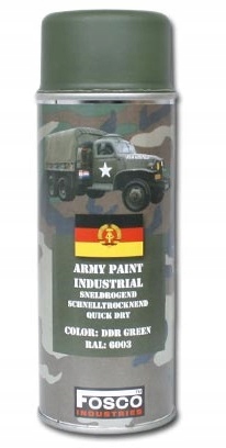 Maskovací barva Fosco 8598 DDR Green - Allegro