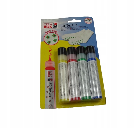 Crea Box Farby do tkanin 3D (4007751844231) • Cena, Opinie • Farby ...