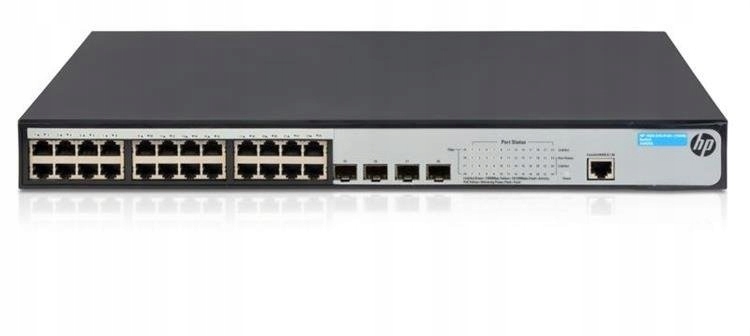 HP 1920-24G JG924A 24-Port Gigabit Switch 4 x SFP • Cena, Opinie - Allegro