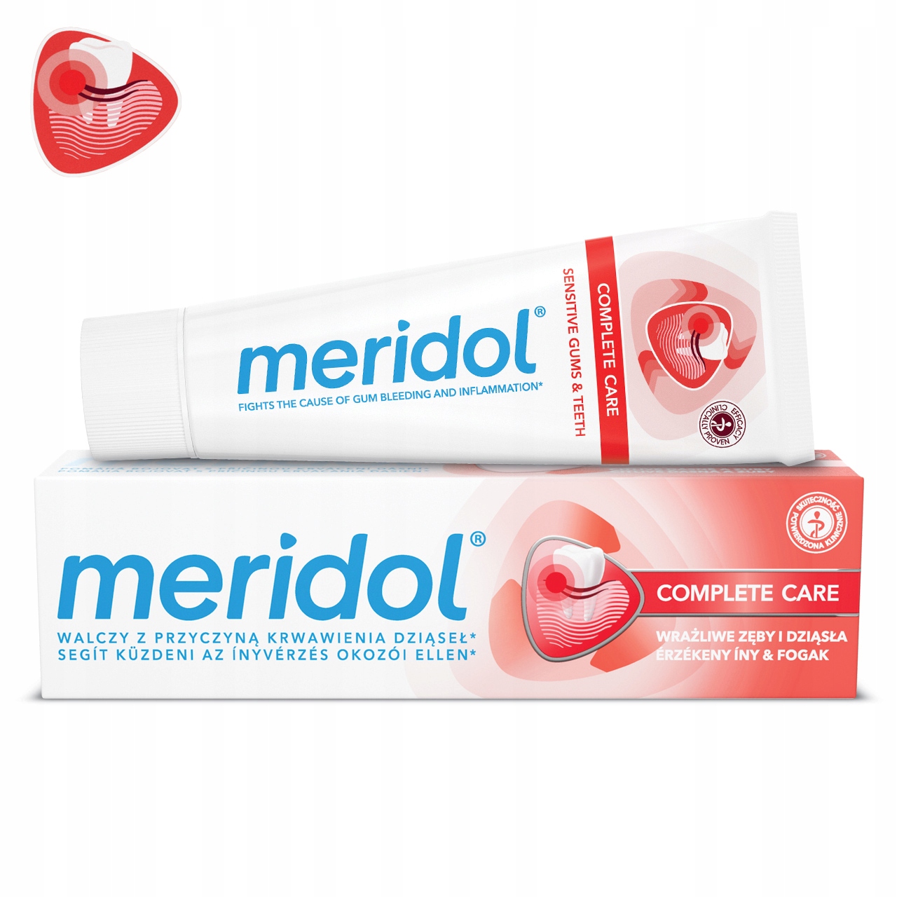 Meridol Complete Care pasta do wrażliwych dziąseł i zębów 75 ml ...