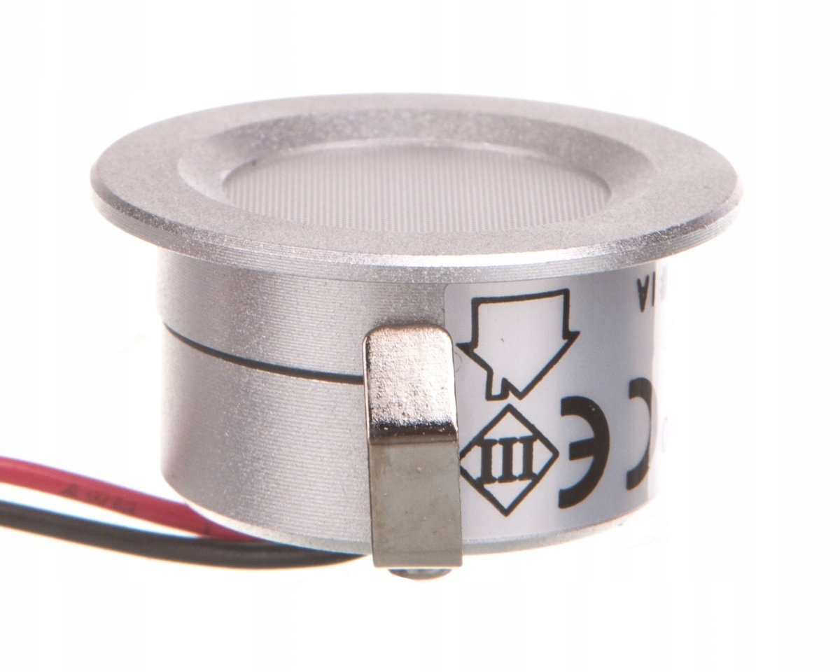 Oprawa oświetleniowa sufitowa wpuszczana Kanlux 1 W LED srebrna IP65 ...