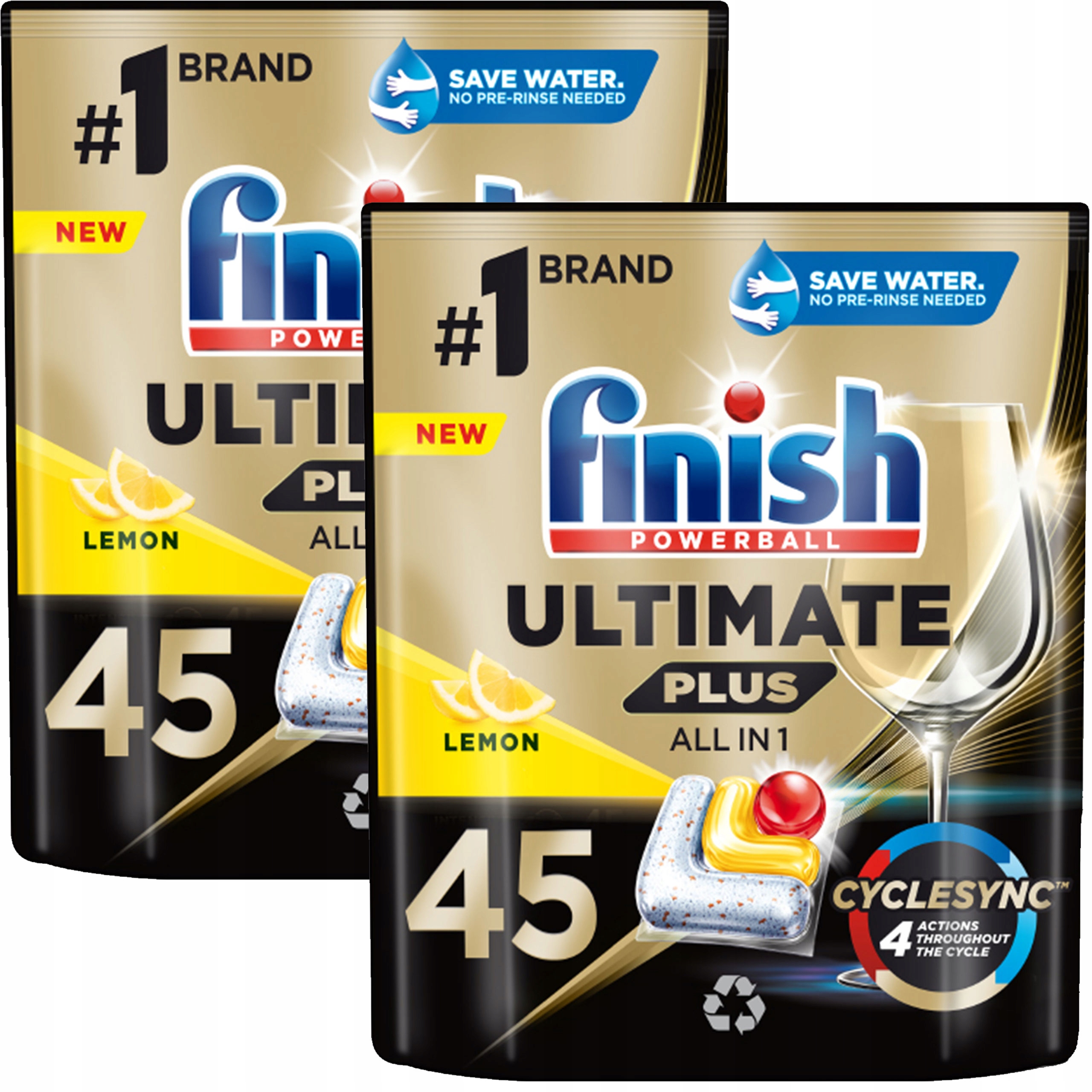 Finish Ultimate Plus Kapsułki do Zmywarki 90 Lemon (5903818592888 ...