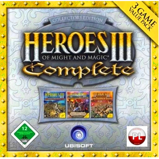 HEROES OF MIGHT AND MAGIC III 3 COMPLETE SZYBKI KLUCZ GOG + DODATKI PC PL - Stan: Nowy 21.80PLN ...