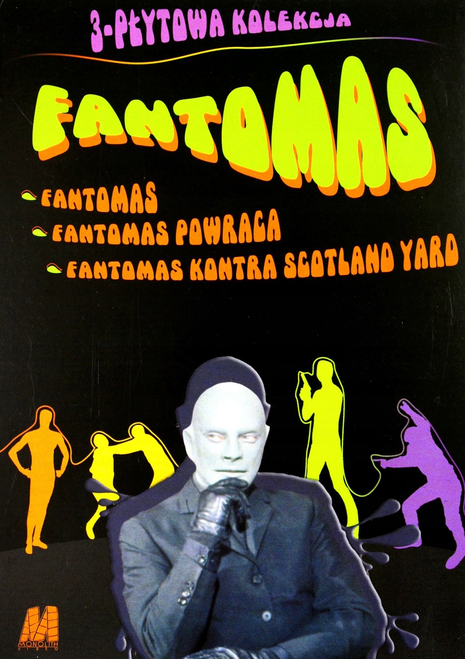 Fantomas / Fantomas powraca / Fantomas kontra Scotland Yard płyta DVD ...
