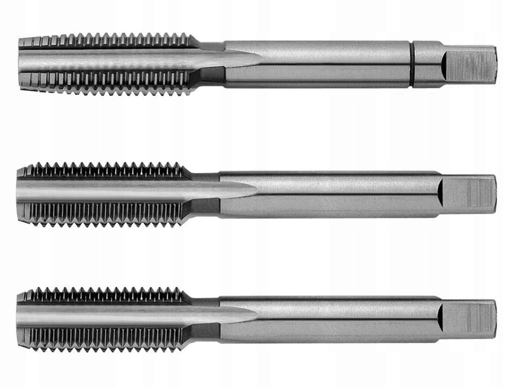 GWINTOWNIK GWINT M12 x1,75 HSS ZESTAW KOMPLET 3SZT • Cena, Opinie - Allegro