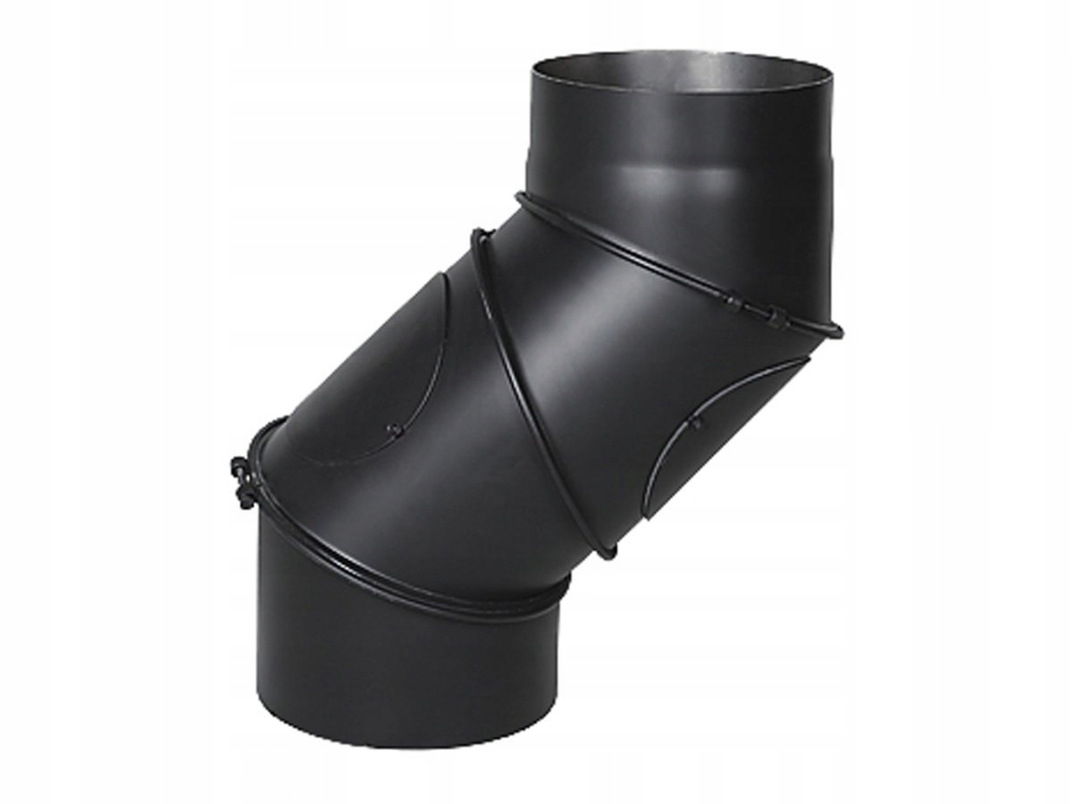 Kolano spalinowe 200 nastawne uniwersalne 4-segmentowe • Cena, Opinie • Systemy kominowe ...