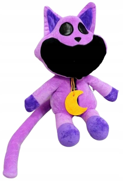 Maskotka Smiling Critters CatNap Duży 50 cm z Gry Poopy FIOLETOWY Kot ... Maskotka Smiling Critters CatNap Duży 50 cm z Gry Poopy FIOLETOWY Kot ...
