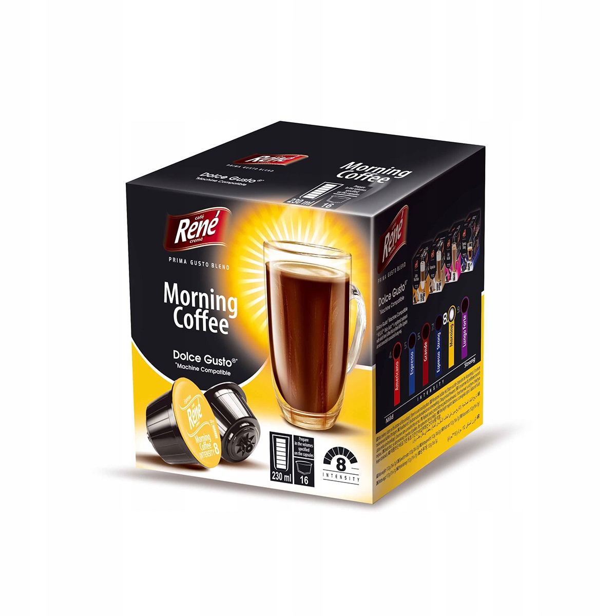 Kapsułki do Dolce Gusto Café René Morning Coffee 16 kapsułek ...