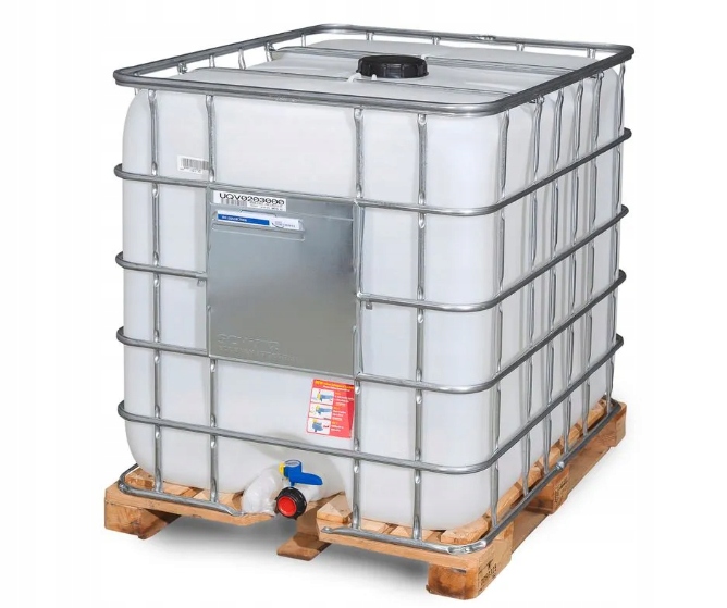 Pojemnik 1000L IBC Paletopojemnik Mauzer na paliwo pojemnik na wodę (5905910631441) • Cena ...