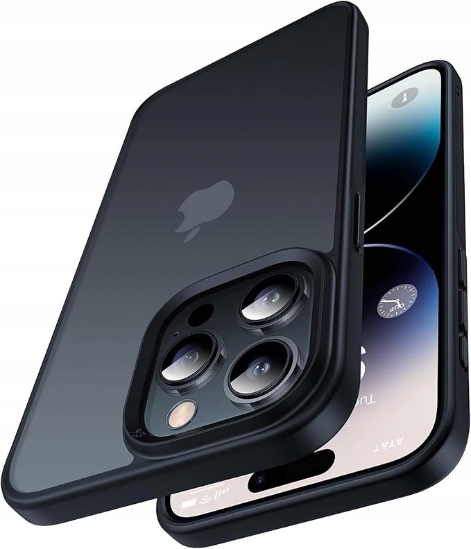 Plecki do iPhone 15 Pro Pancerny 360 matowy etui, smukły design case ...