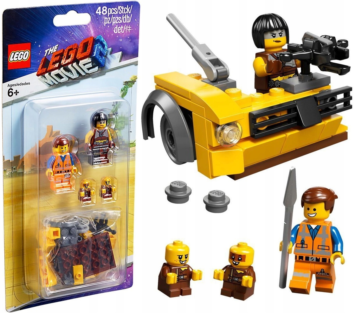 LEGO PRZYGODA 2 FIGURKA EMMET SHARKIRA DZIECI 13175809586 - Allegro.pl
