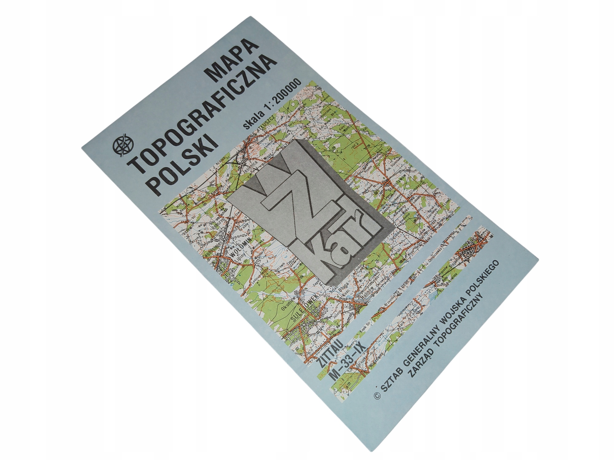 MAPA TOPOGRAFICZNA POLSKI * Zittau M-33-IX / 1992 r. • Cena, Opinie ...