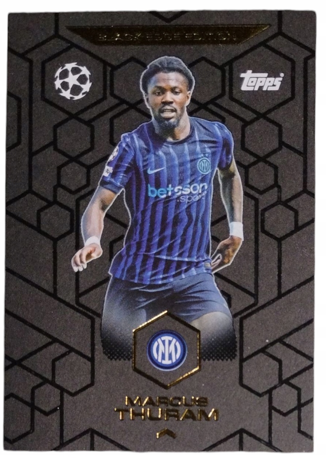TOPPS MATCH ATTAX 2025-2026 BLACK EDGE MARCUS THURAM INTER BE9 ...