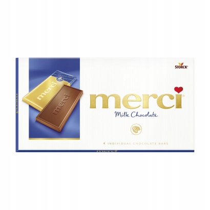 Czekolada MERCI Mleczna Milk Chocolate 100g (4014400914245) • Cena ...