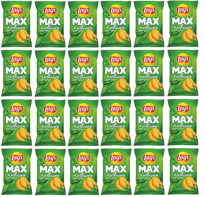 Lay's Chipsy ziemniaczane karbowane o smaku zielona cebulka 120 g ...