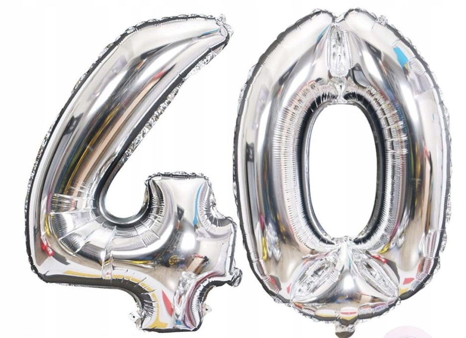 Balony foliowe cyfry cyfra 40 urodziny srebrne 70 (5908454832510 ... Balony foliowe cyfry cyfra 40 urodziny srebrne 70 (5908454832510 ...