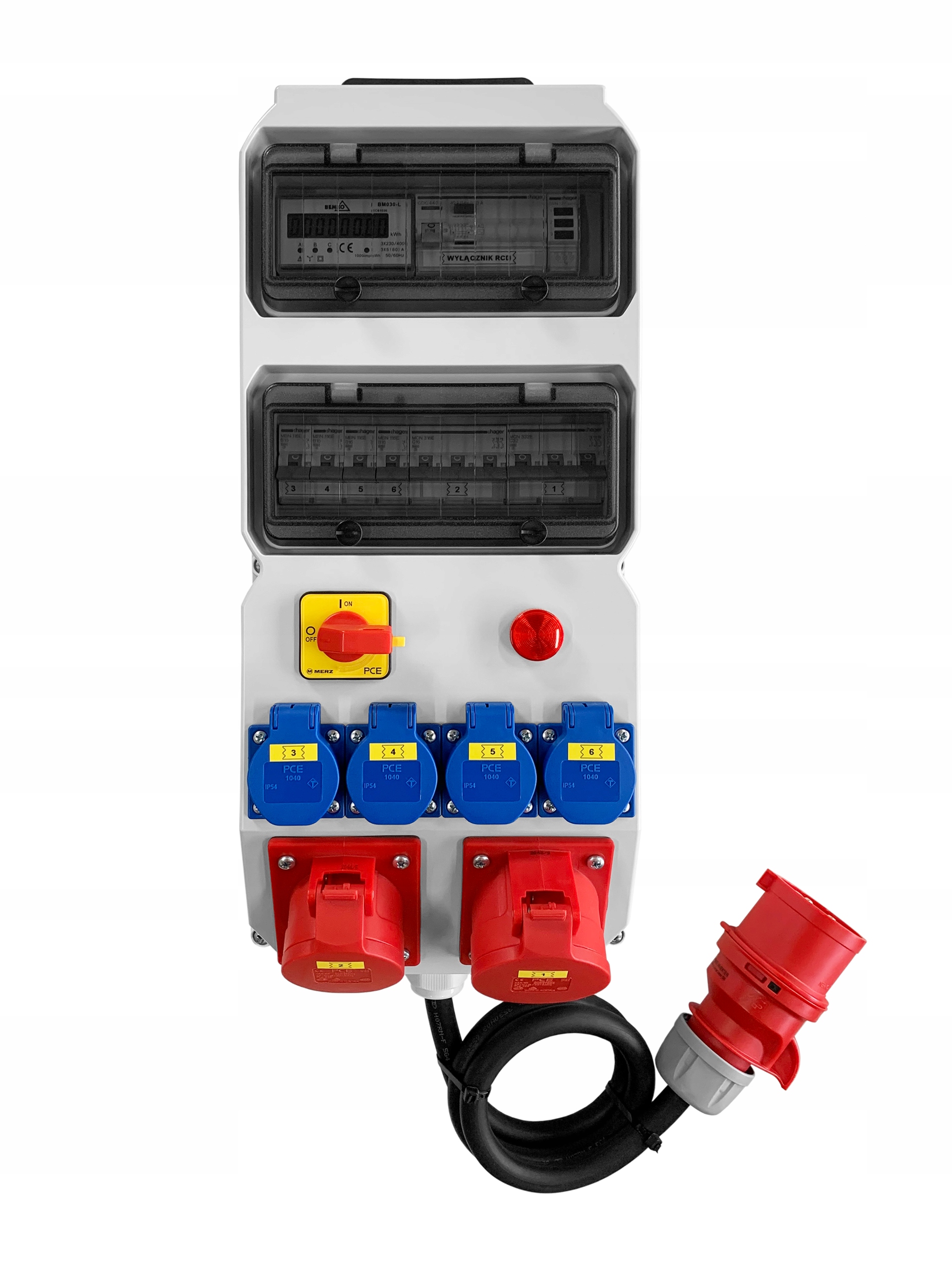 Rozdzielnica Pce 400 V IP65 32 A • Cena, Opinie - Allegro