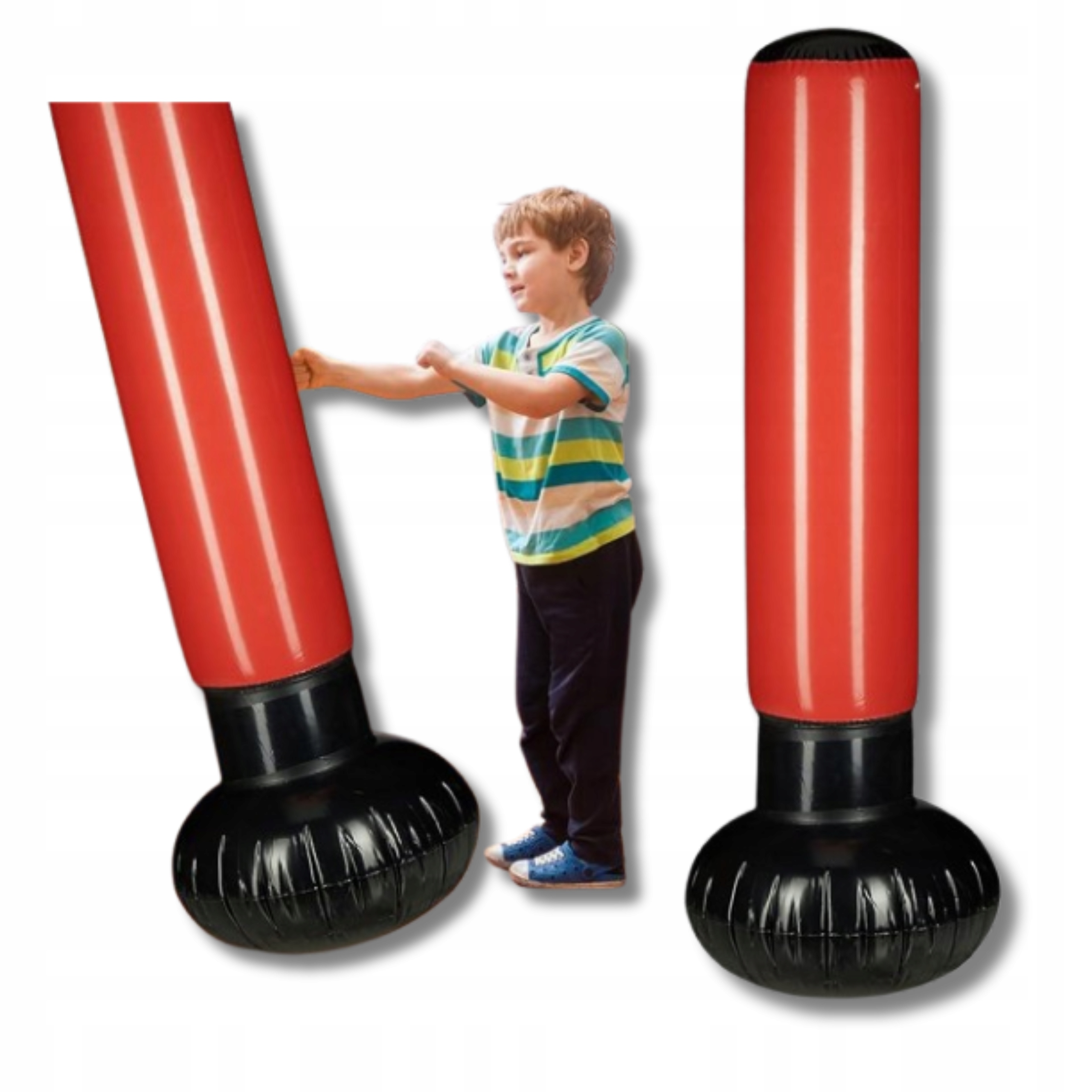 Boxovací pytel Nafukovací Tréninkový Stojící 160cm Úbytek Energie Pro ...