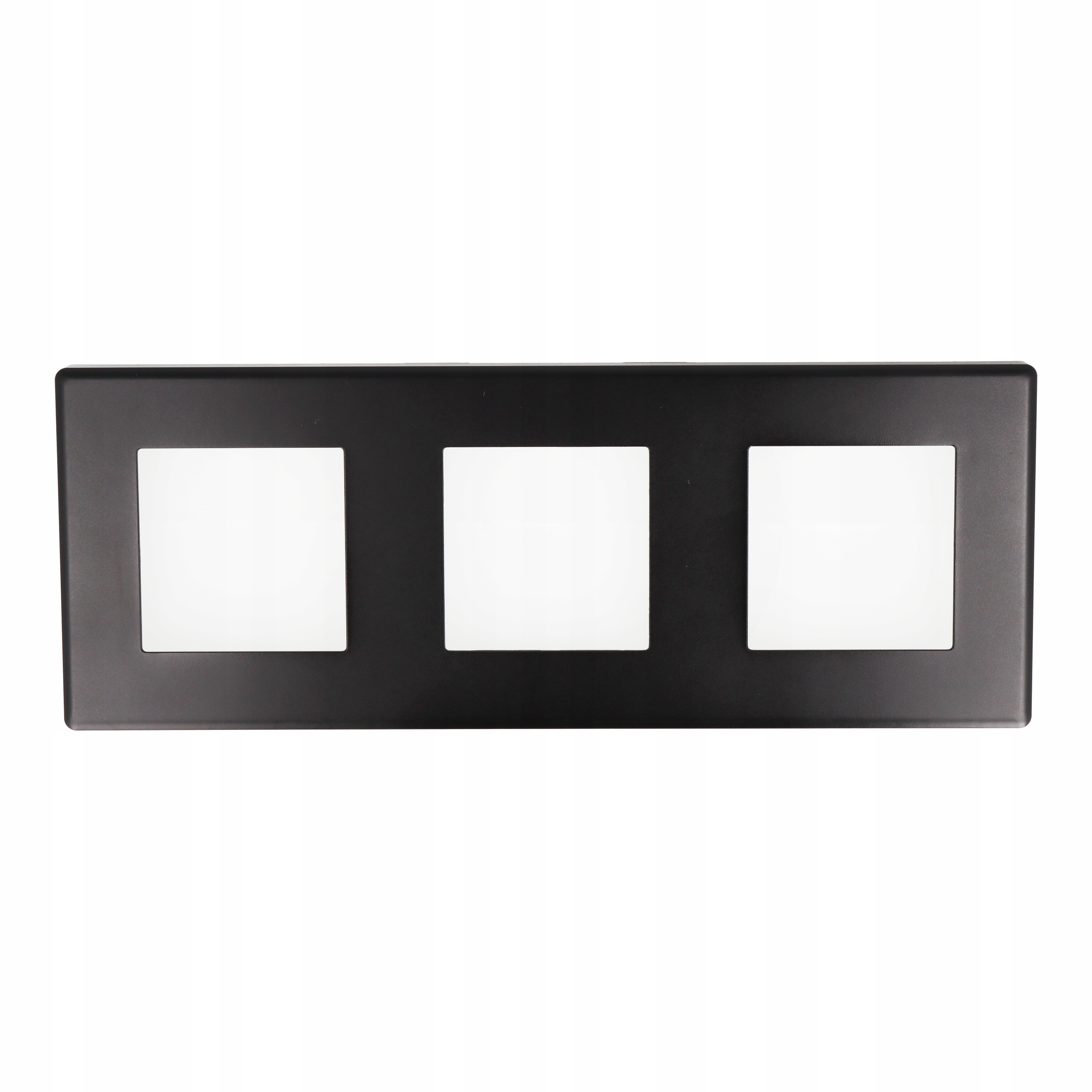 RAMKA POTRÓJNA PLASTIKOWA CZARNA DO GNIAZDEK I WŁĄCZNIKÓW FrameLite 3F ...