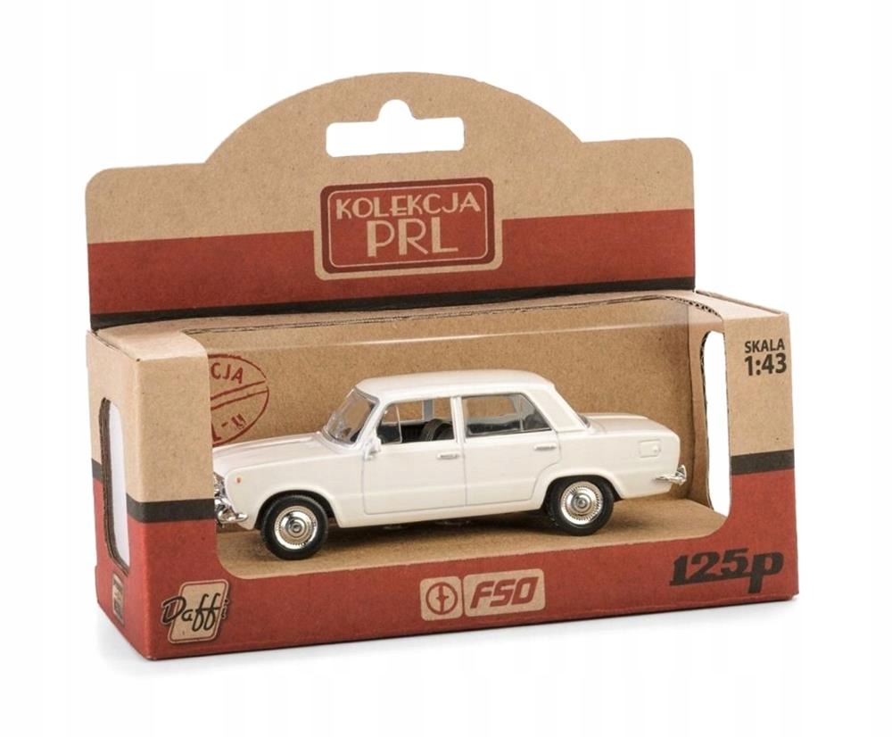 SAMOCHÓD DAFFI PRL FIAT 125P BIAŁY K-585 (5905422115859) • Cena, Opinie ...