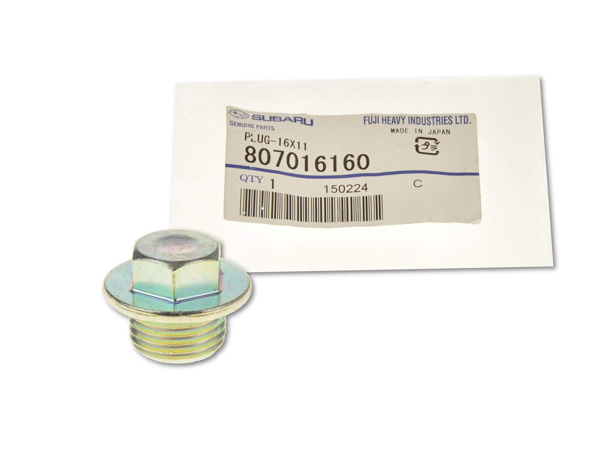 Subaru OE 807016160 korek spustowy oleju za 19.00PLN z Legnica ...