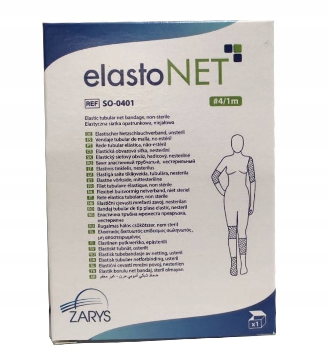 Siatka opatrunkowa elastyczna rękaw elastoNET 4 - 1m RAMIĘ/KOLANO ...