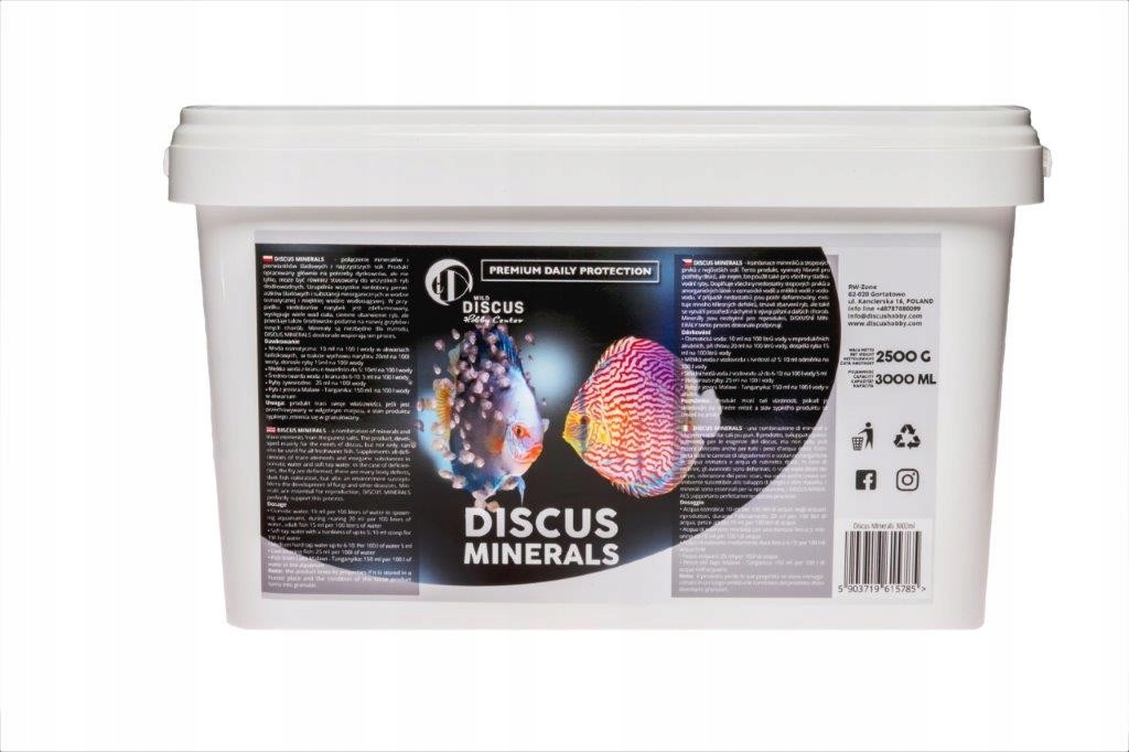 Discus Minerals - 3000ml/2,5kg (5903719615785) • Cena, Opinie ...