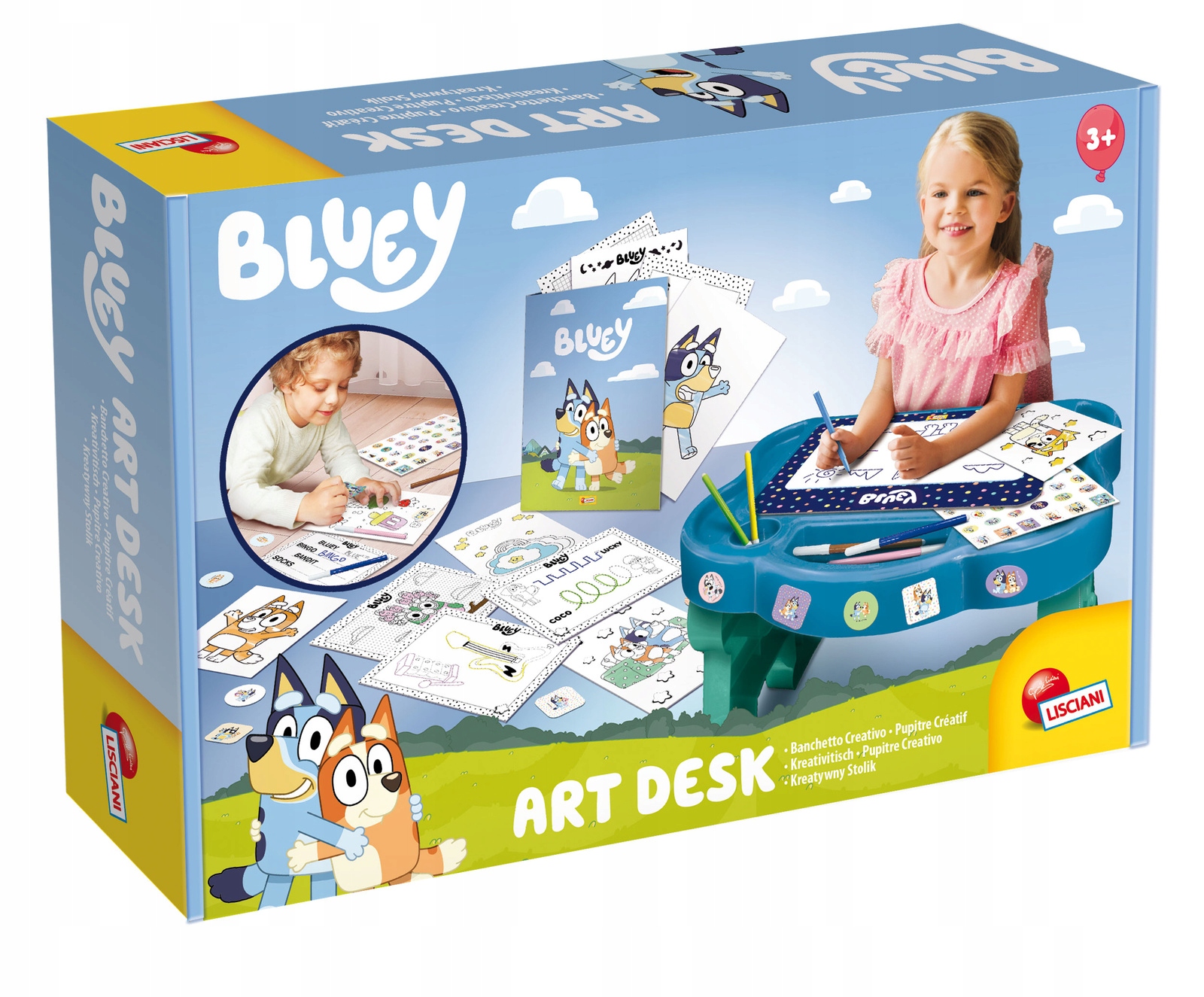LISCIANI BLUEY ART DESK 16873414884 - Allegro.pl