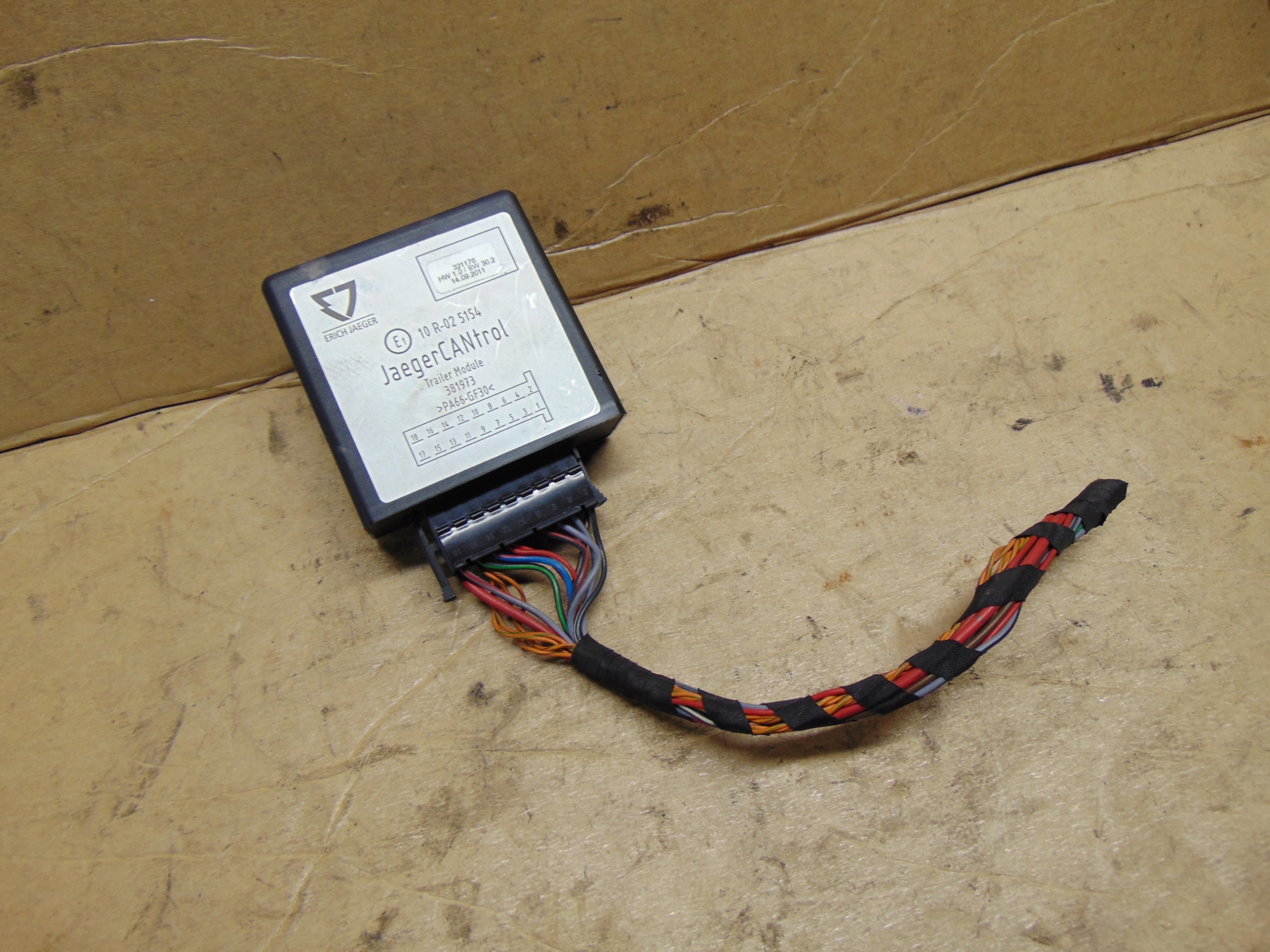 MODUŁ STEROWNIK HAKA WTYCZKA WIĄZKA JAEGER 381973 CANtrol trailer ...