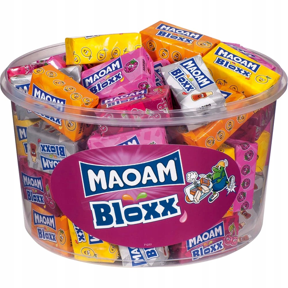MAOAM BLOXX OWOCOWE GUMY ROZPUSZCZALNE 50 szt 13409711666 - Allegro.pl