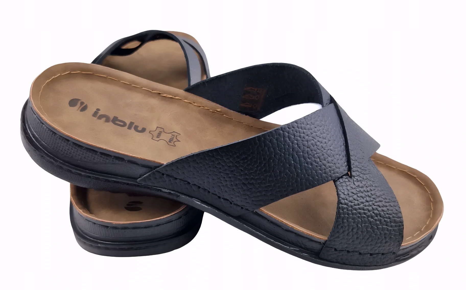 INBLU GV1IU Klapki męskie czarne R43 (5902726661358) • Cena, Opinie • Klapki 17649202851 • Allegro