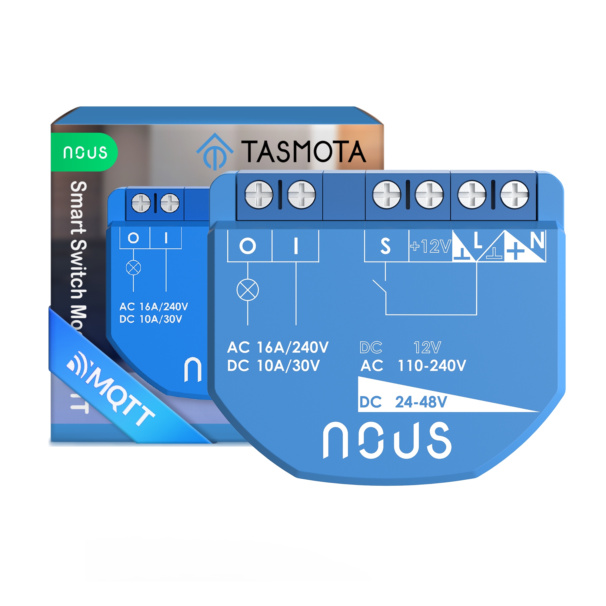 NOUS B1T TASMOTA ESP32 MATTER INTELIGENTNÍ DOPLŇKOVÝ SPÍNAČ 1-kan. za 388.00CZK - Allegro
