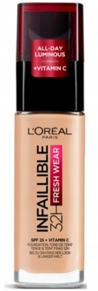 Loreal Podkład Infallible 32h Fresh Wear Witamina C SPF25 015 Neutral (3600522690429) • Cena ...