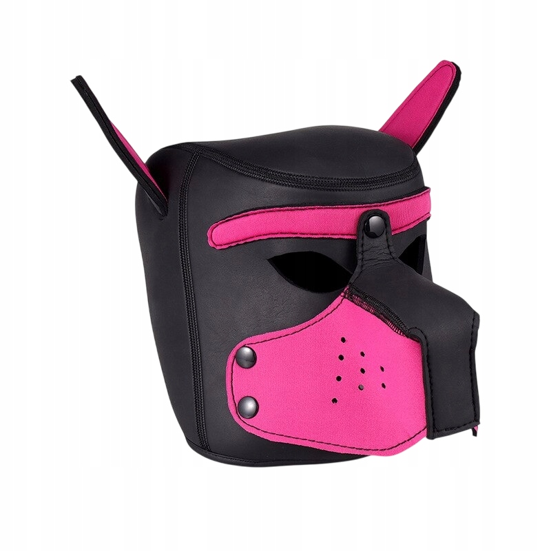 SZTYWNA RÓŻOWA MASKA PSA DO ZABAW BDSM (5907694883436) • Cena, Opinie ...