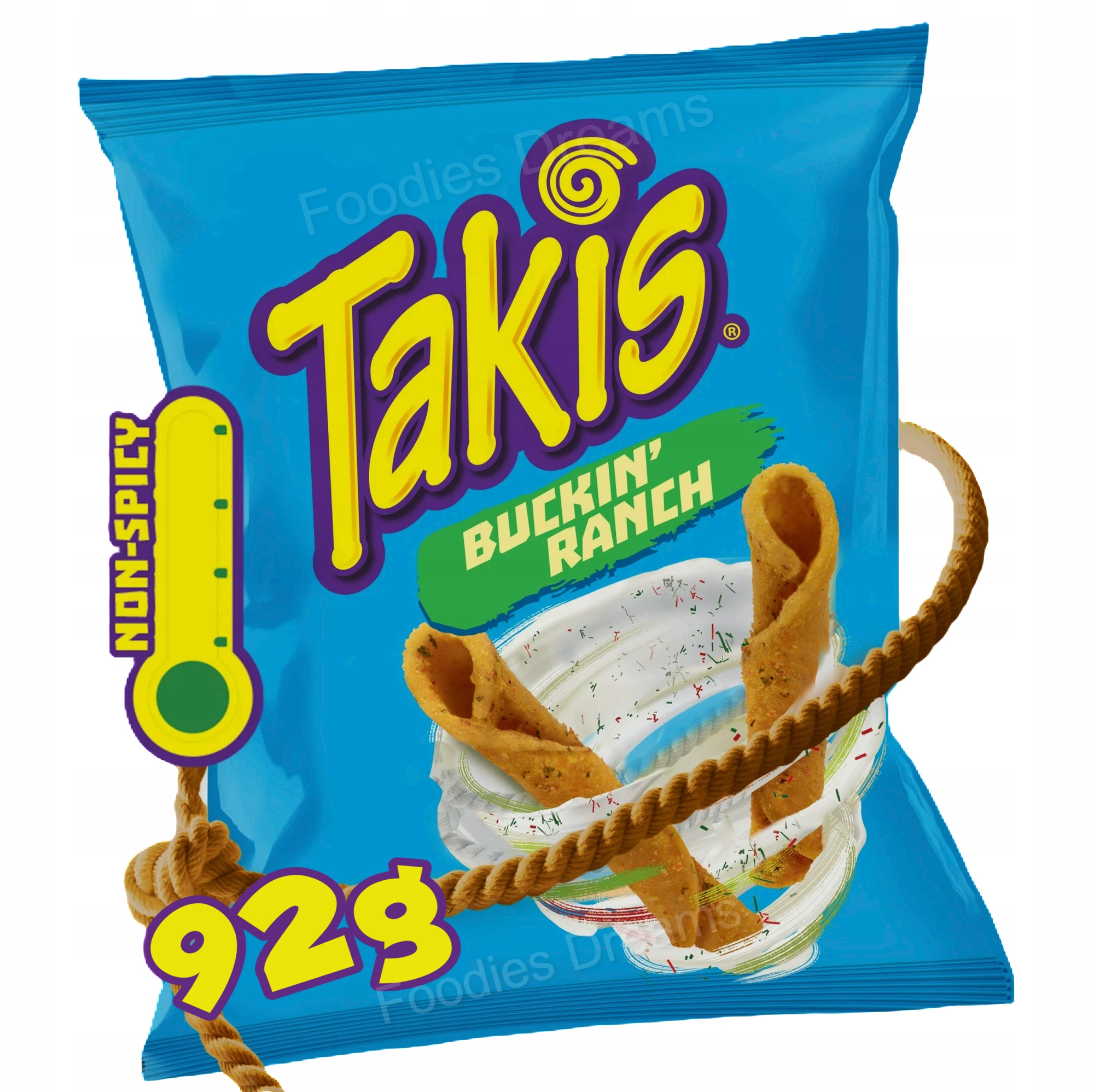 Chipsy Kukurydziane Tortilla Takis Buckin Ranch 92,3g USA (757528050016 ...