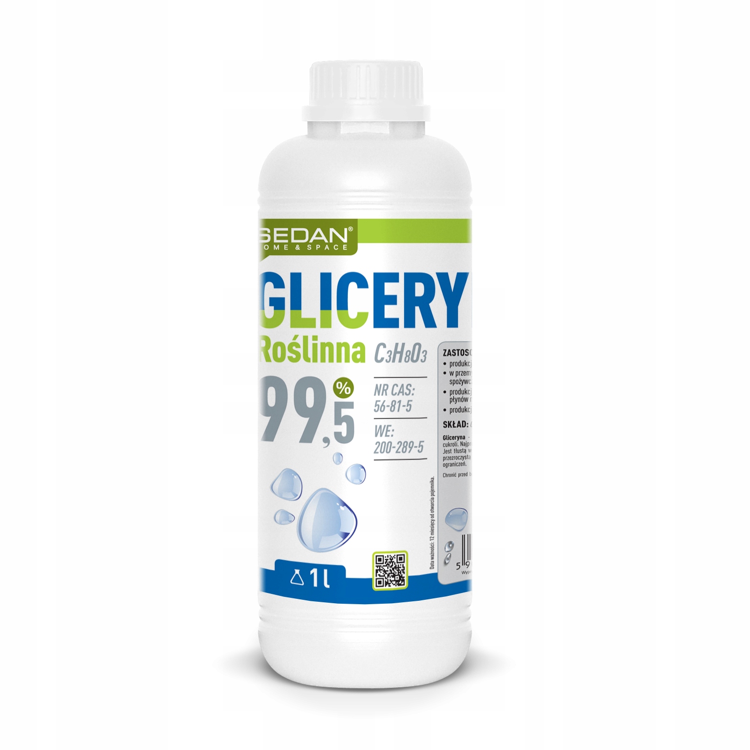 Gliceryna roślinna 99,5% wysoka jakość polski producent 1l super cena ...
