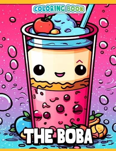 Irwin, Rihanna The Boba Coloring Book: Cute Bubble Tea Colouring Pages ...