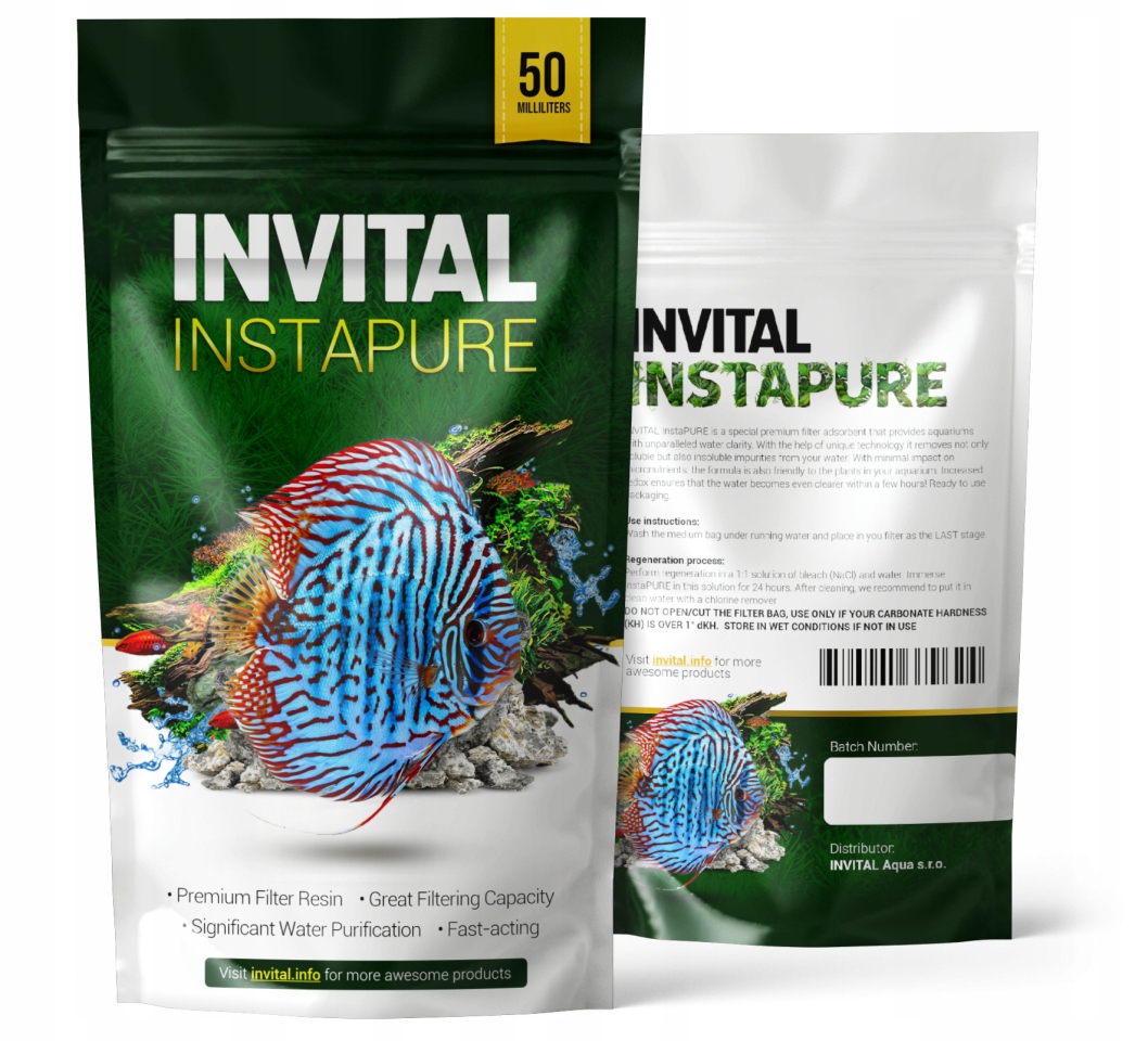 INVITAL InstaPURE 50 ml najlepszy wkład medium filtracyjne • Cena ...