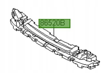 Hyundai OE 86520D7000 pochłaniacz uderzenia, zderzak za 132.19PLN z ...
