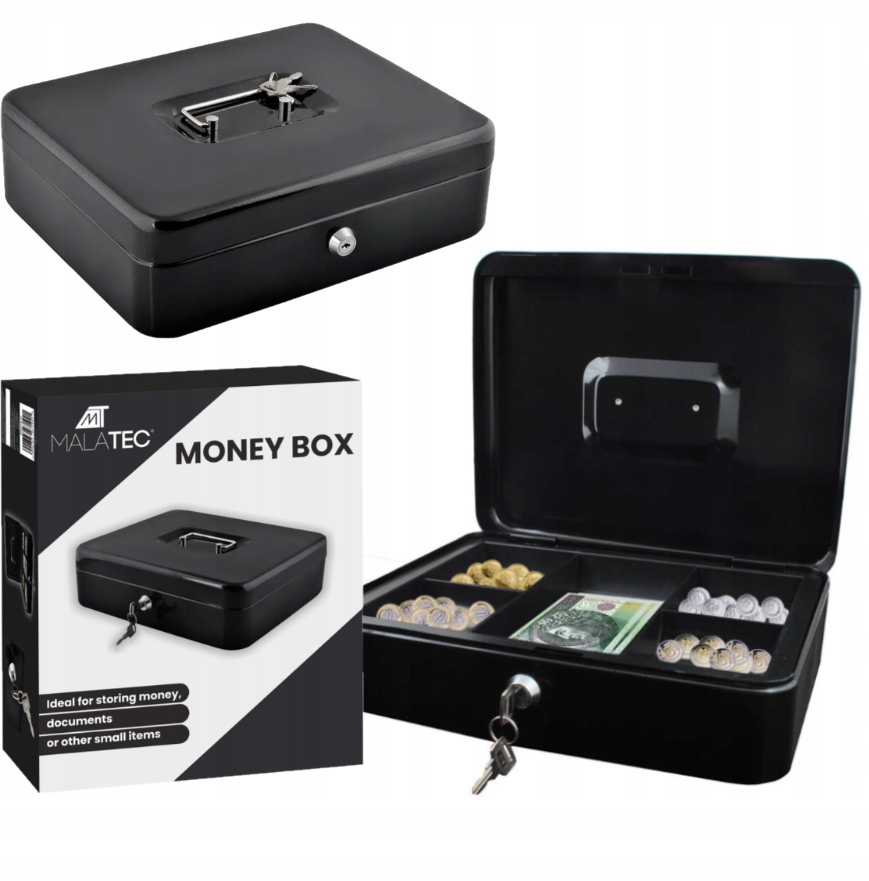 Trezor Malatec 1216 černý 30x24x9 cm - Allegro