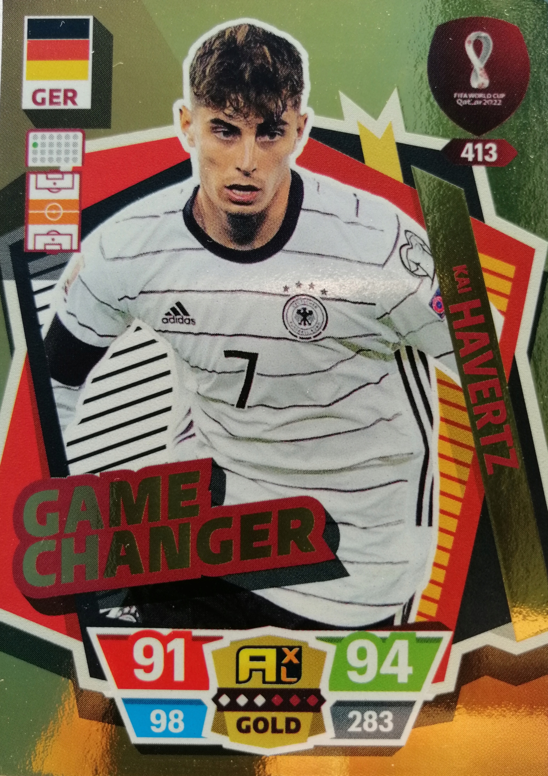 2022-ES KATARI VILÁGBAJNOKSÁG, A JÁTÉKVÁLTOZTATÓ 413 HAVERTZ, • Ár ...