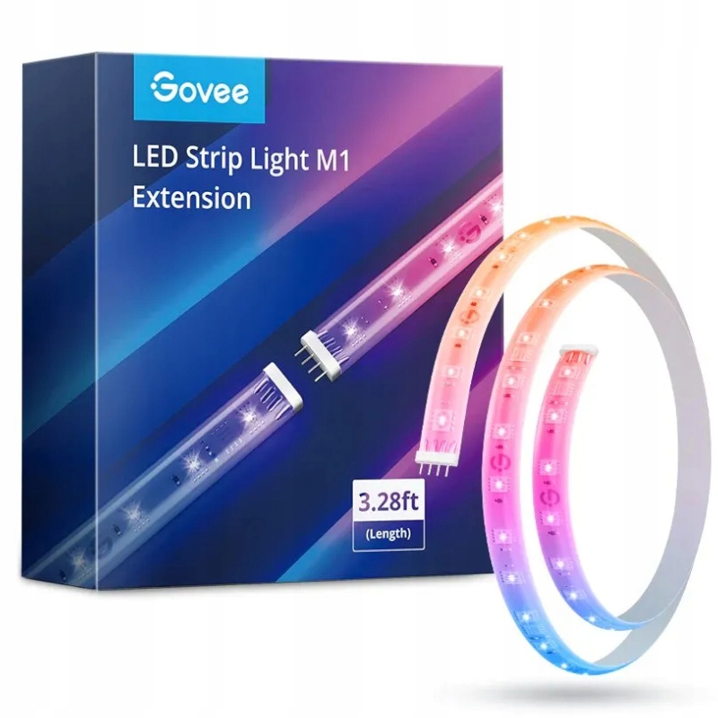 Przedłużacz paska LED TAŚMA GOVEE H100E LED STRIP LIGHT M1 MATTER 1m ...