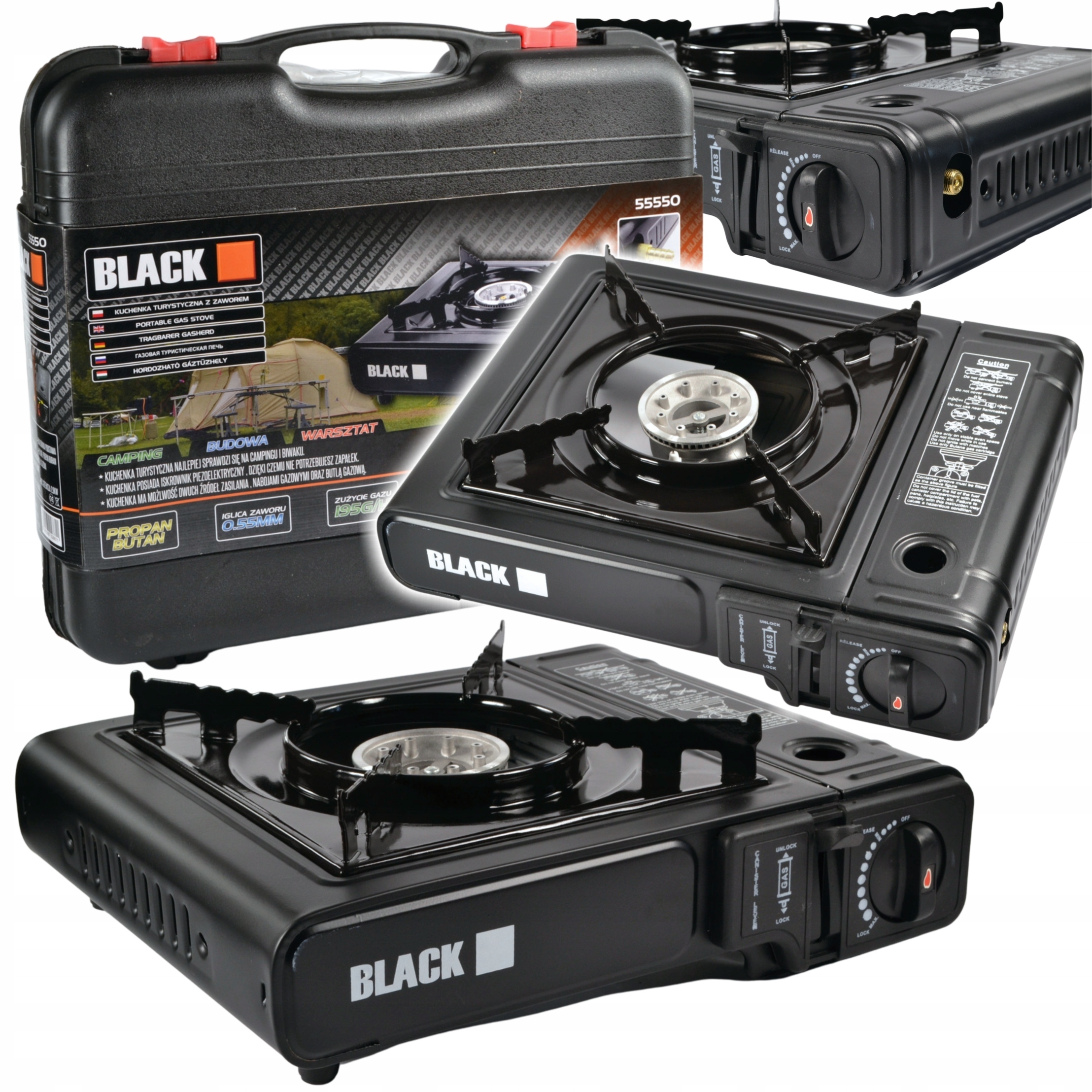 BLACK TURISTICKÝ VAŘIČ PLYNOVÝ POLNÍ za 268 Kč - Allegro