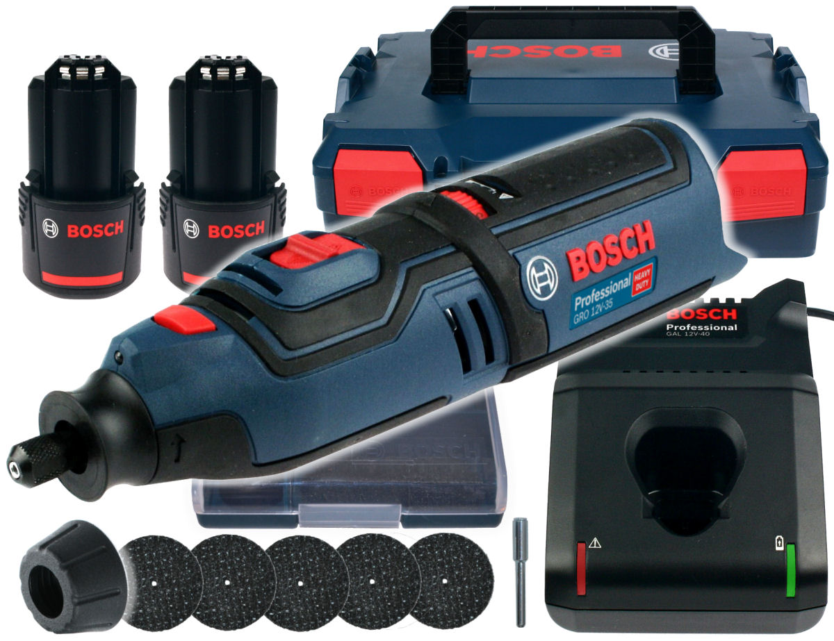 NARZĘDZIE GRO 12V-35 BOSCH 2x3,0Ah L-BOXX (3165140708999) • Cena ...