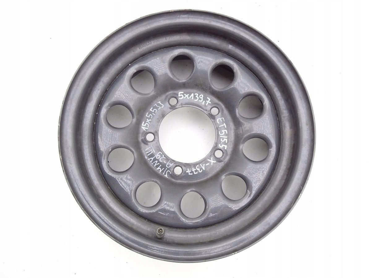 SUZUKI JIMNY III 98-18 OCELOVÝ RÁFEK ORIG. 5X139,7 15X5,5JJJ ET5 5.5 # ...