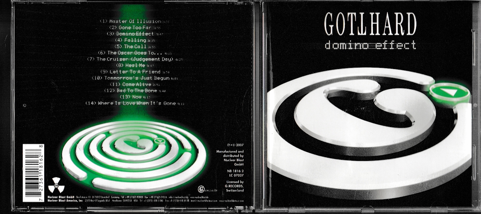 Płyta CD Gotthard - Domino Effect I Wydanie ...