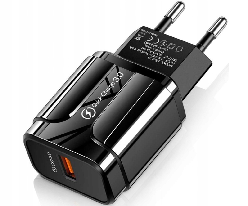SZYBKA ŁADOWARKA SIECIOWA USB QUICK CHARGE 3.0 5V 3A , 9V 2A ,12V 1.5A - Sklep, Opinie, Cena w ...