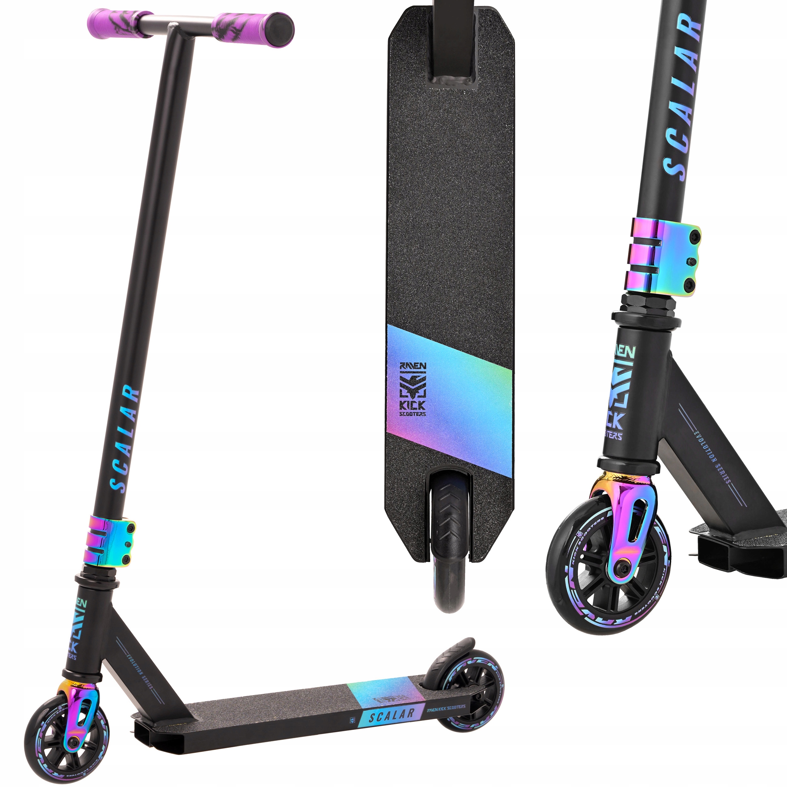 Hulajnoga Wyczynowa Stunt RAVEN Evolution Scalar Color 100mm ...